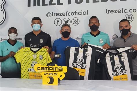 Trio de reforços chega ao Treze em momento difícil na Série D mas