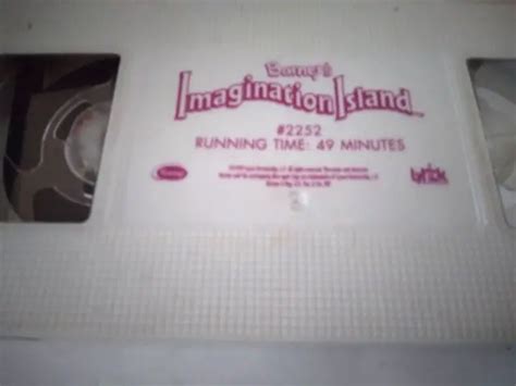 Barney Barneys Imagination Island Vhs Classic Collection Not