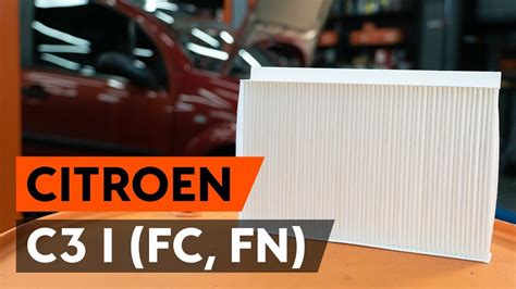 How To Change Pollen Filter On Citroen C3 1 Replacement Guide
