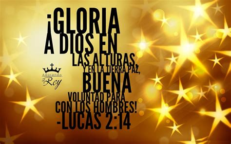 Gloria A Dios En Las Alturas Y En La Tierra Paz Buena Voluntad Para