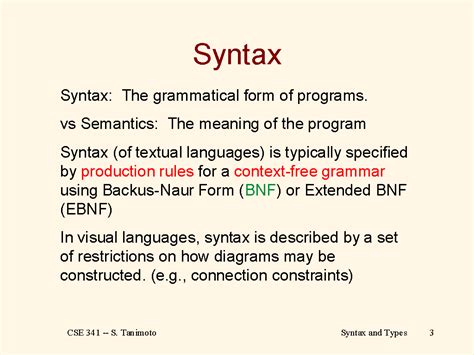 Syntax Definition Rules And Examples 57 OFF