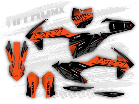 NitroMX Graphics Kit For KTM SX SXF XC XCF 125 250 350 450 2016 2017