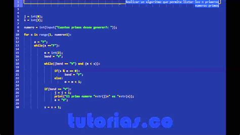 ciclo for python primeros numeros primos youtube