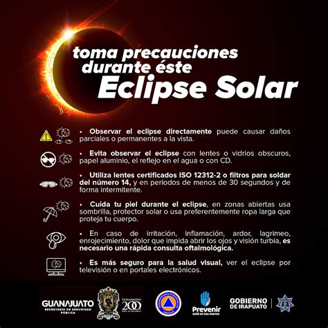 Exhortan a ciudadanía a tomar precauciones ante eclipse total de sol