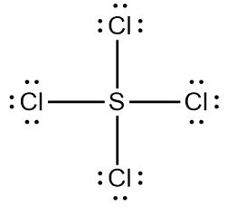 Draw The Lewis Structure Of SCl 4 Quizlet