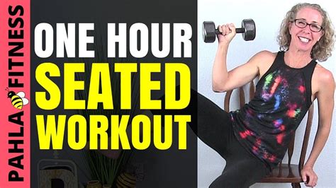 One Hour Seated Cardio Strength Workout Minute Full Body Full
