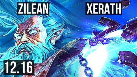 ZILEAN Vs XERATH MID 7 0 21 Godlike 300 Games EUW Master 12