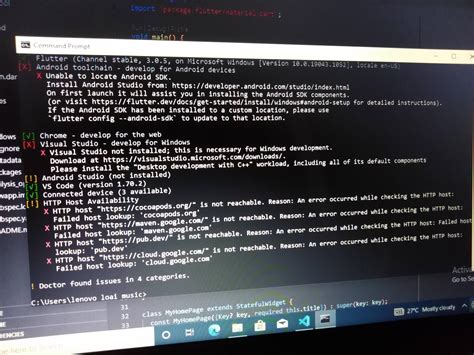 Android Flutter Doctor Problems Stack Overflow