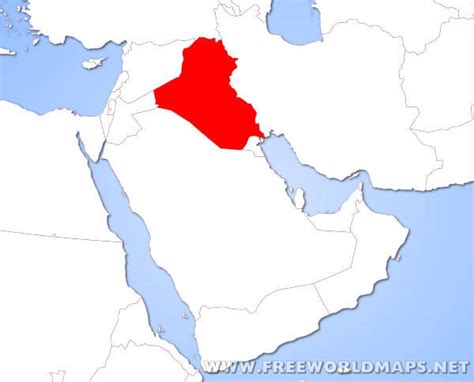 Where Is Iraq Located On The Map