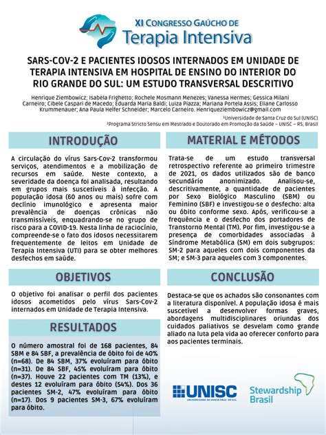 PDF SARS COV 2 E PACIENTES IDOSOS INTERNADOS EM UNIDADE DE TERAPIA