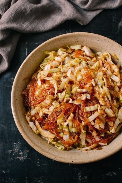 Easy Stir Fried Cabbage With Glass Noodles Recipe Cart