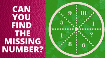 Finding Missing Number Maths Logic Puzzles With Answers