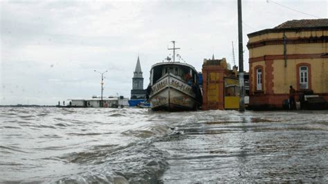 Semana marés mais elevadas e chuva deixam Belém vulnerável a