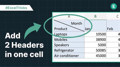 How To Insert Diagonal Line In Excel Split Cells Diagonally YouTube