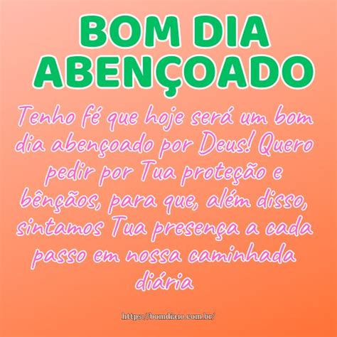 Bom dia abençoado por Deus frases para whatsapp