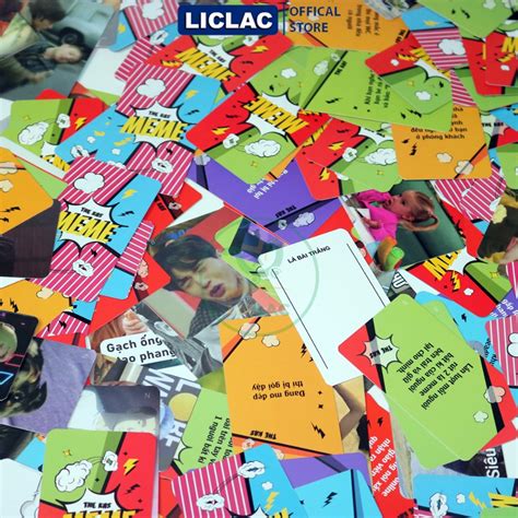 Bộ Bài MEME 200 Lá Quẩy Lên Bạn Êi chơi cùng bạn bè vui vẻ Board Game