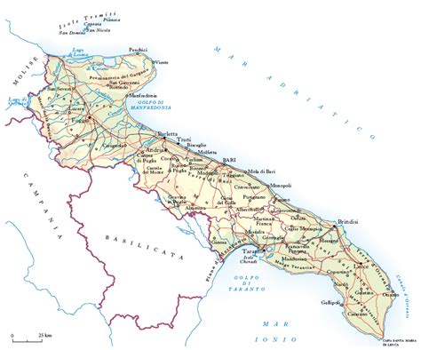Cartina Fisica Della Puglia Cartina Muta Fisica E Politica Dell