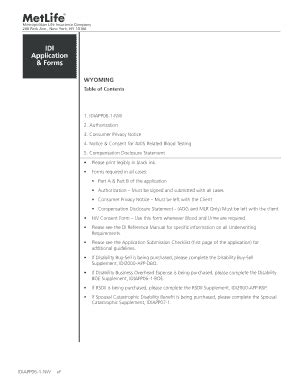 Fillable Online IDI Application Forms Disability Resource Group Fax