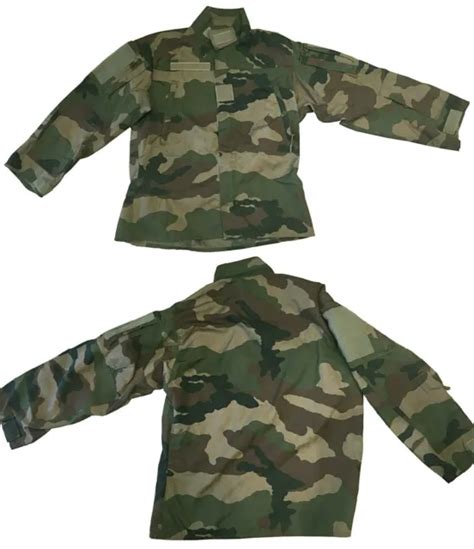 RARE VESTE DE Treillis F3 nouveau modèle armée française camouflage été