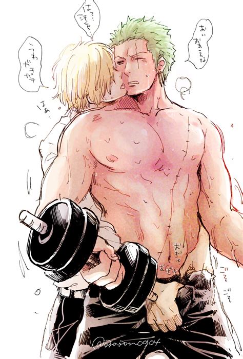 Roronoa Zoro And Sanji One Piece Drawn By Pra Prapon0904 Danbooru