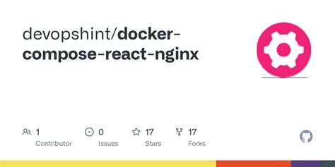Github Devopshint Docker Compose React Nginx