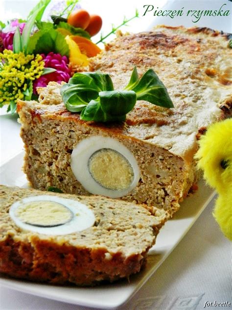 Apetyt i Smak Pieczeń rzymska Klops z jajkiem