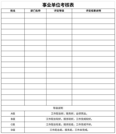 事业单位年度考核表个人总结 官方电脑版 51下载