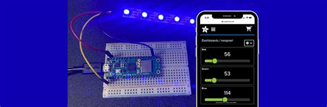 control neopixel leds with raspberry pi pico w and adafruit io piday adafruitio diyprojectslab
