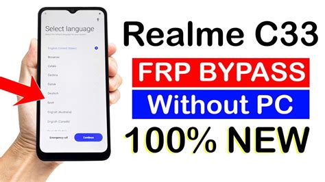Realme C33 RMX3624 FRP BYPASS Without PC Android 12 NEW METHOD