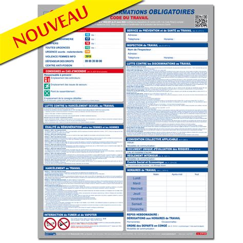 Affichage Obligatoire Entreprise Les Affichages Obligatoires En