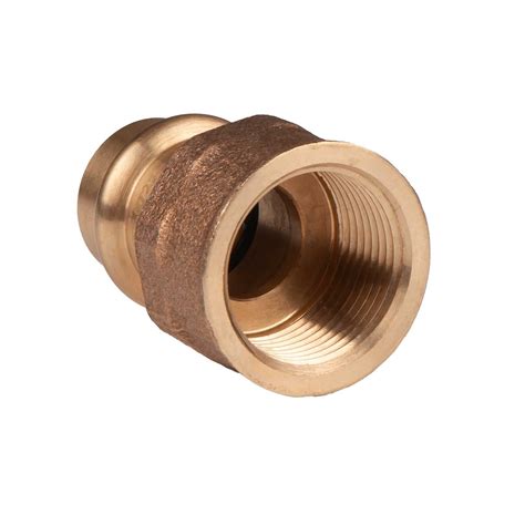 Kupfer Pressfitting Übergang aus Rotguss 18 mm 3 4 IG V M Kontur
