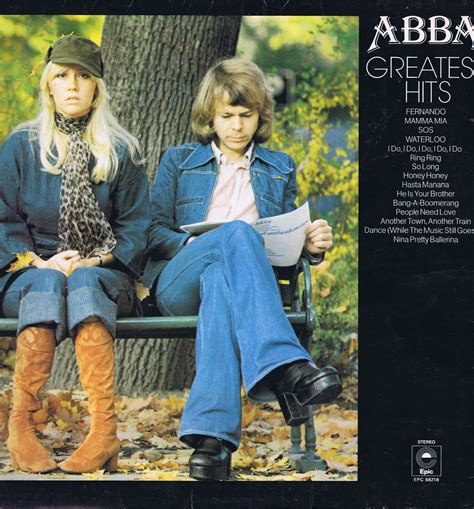 Abba Greatest Hits EPC 69218 LP Vinyl Record Wax Vinyl Records