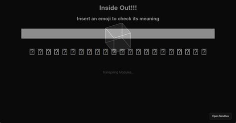 Emoji Interpreter Fork Codesandbox