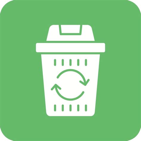Icono De La Basura Vector Premium