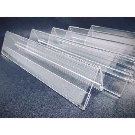Jual Akrilik Papan Nama Akrilik Segitiga Akrilik Meja 30 X 8 Cm