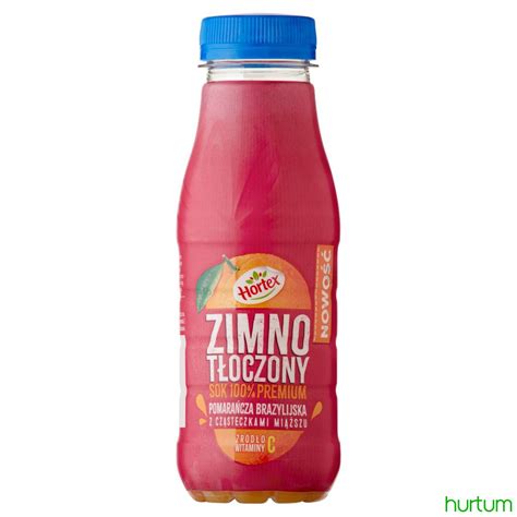 Hortex Sok 100 premium zimnotłoczony pomarańcza brazylijska z