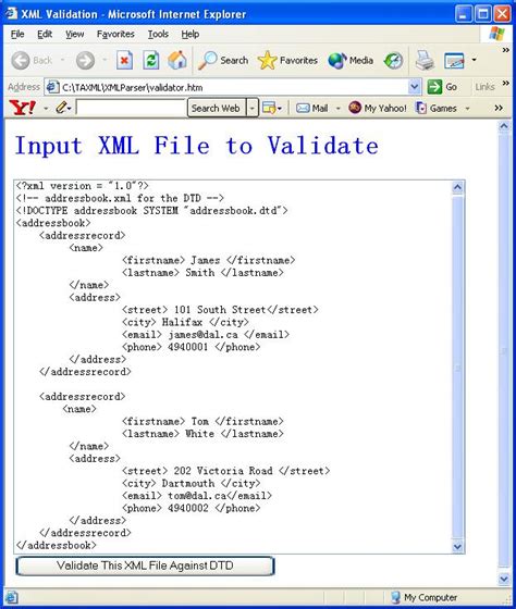 xml parser tutorial