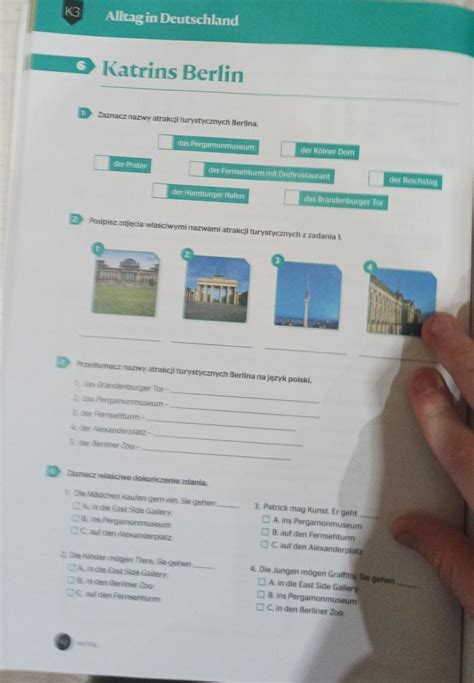 ćwiczenia 1 4 strona 60 język niemiecki klasa 7 Brainly pl