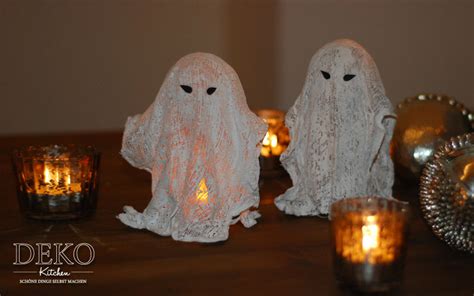 DIY Coole Halloween Gespenster aus Gips Deko Kitchen Schöne Deko