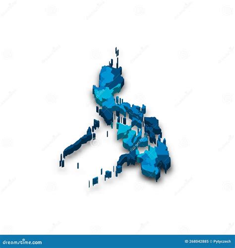 Philippines Political Map Of Administrative Divisions Stock Photography