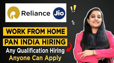Reliance Jio Recruitment 2022 Work From Home Jobs Fresher Jobs