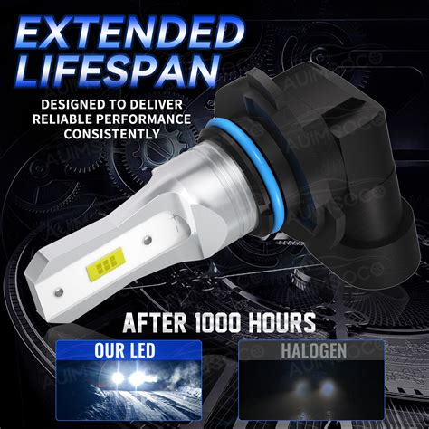 For Ford F F White Led Headlight Kit Fog Light Bulbs