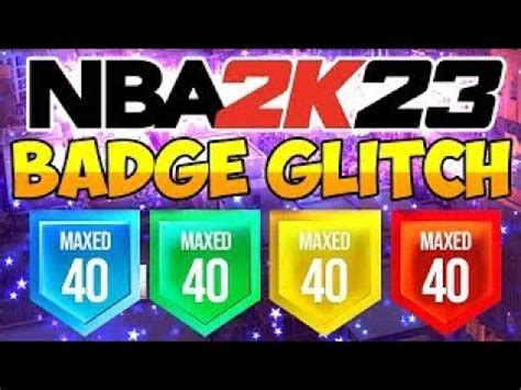 NEW NBA 2K23 NEXT GEN BADGE GLITCH TUTORIAL MAX OUT YOUR PLAYER IN
