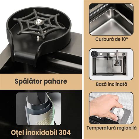 Set Chiuveta Multifunctionala Profesionala Din Otel Inoxidabil