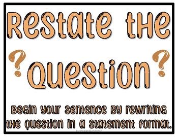 RACE Restate Answer Cite Evidence Explain Method To Answer