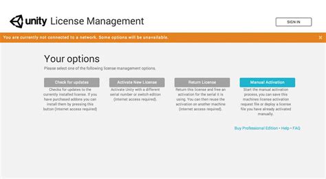 Unity Manual Licenses And Activation