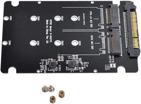 NFHK SFF 8639 NVME U 2 A Combo NGFF M 2 M Key SATA PCIe SSD Adaptador