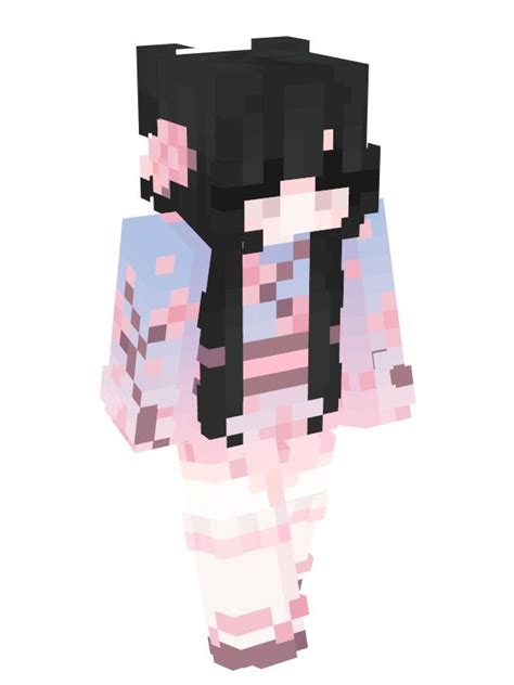 Minecraft Skins Layout For Girls