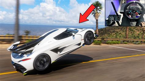 Flying Koenigsegg Jesko Forza Horizon Steering Wheel Shifter