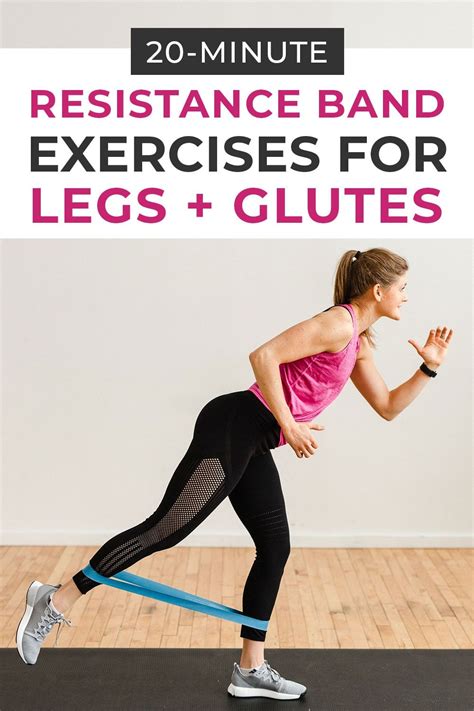 8 Resistance Band Exercises For Legs Video Nourish Move Love Leg